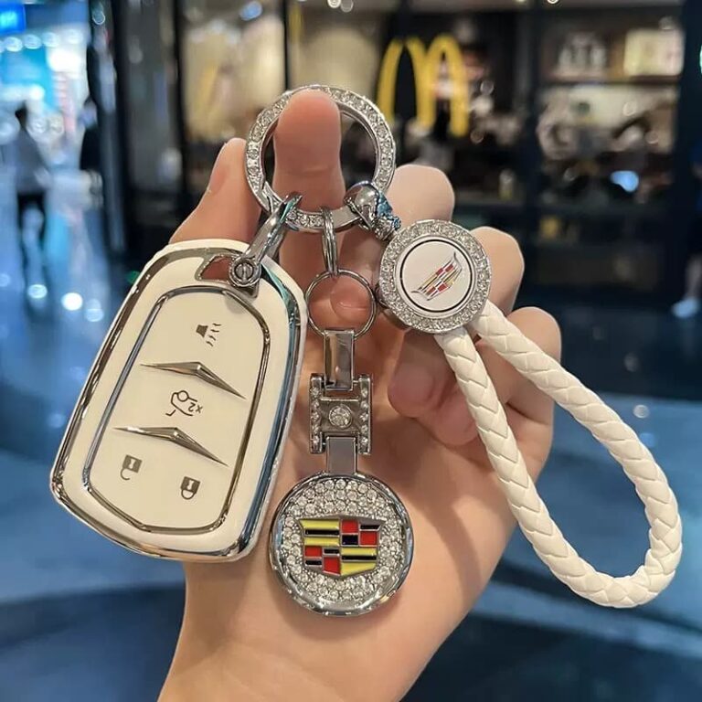 Cadillac Keychain with Soft Premium TPU - Cadillac Accessory