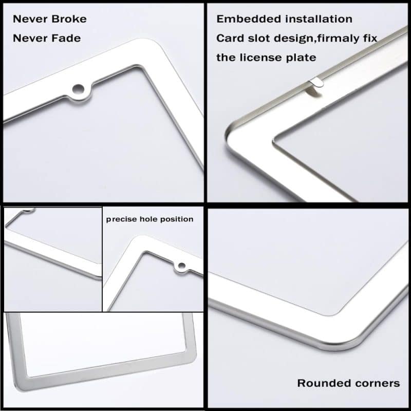 Chrome Cadillac License Plate Frame- Cadillac Accessory