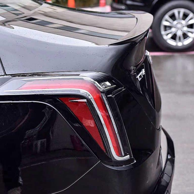 Black Cadillac CT4 Spoiler - Cadillac Accessory