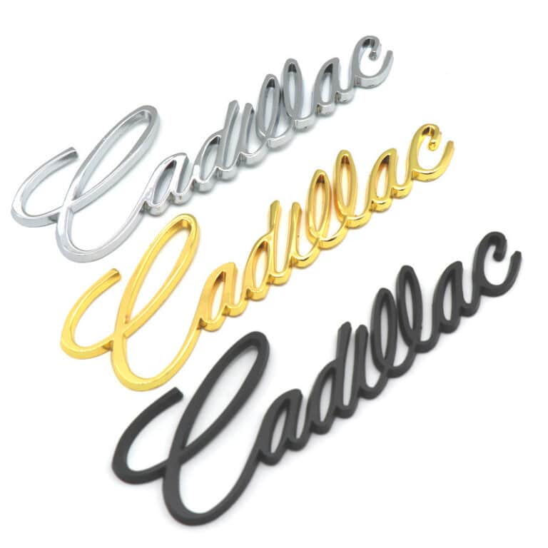 Chrome Cadillac Letters|Cadillac Accessory